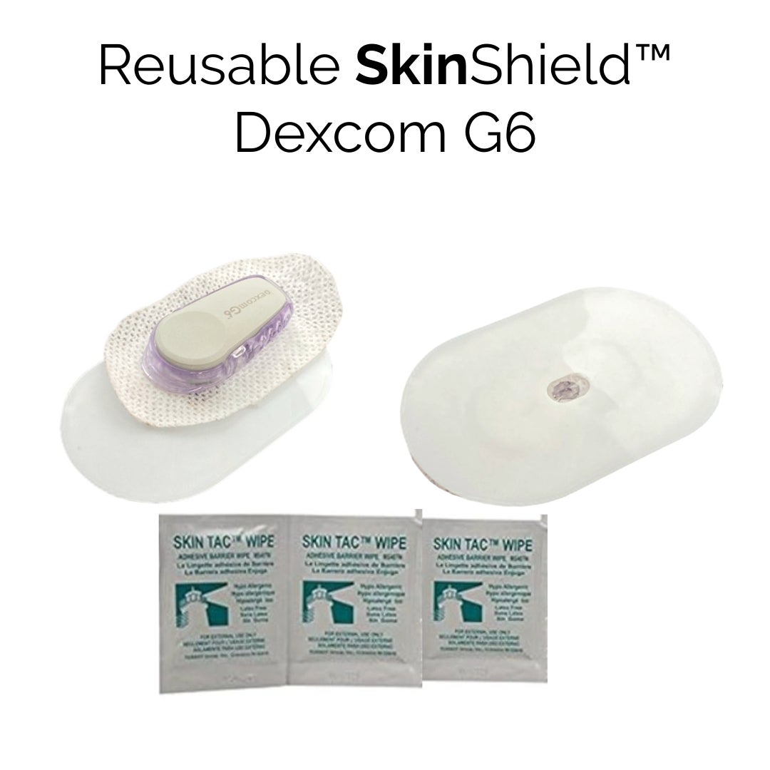 3 Pack White- Reusable Dexcom G6 SkinShield™ (Skin Shield™) | Deck My ...