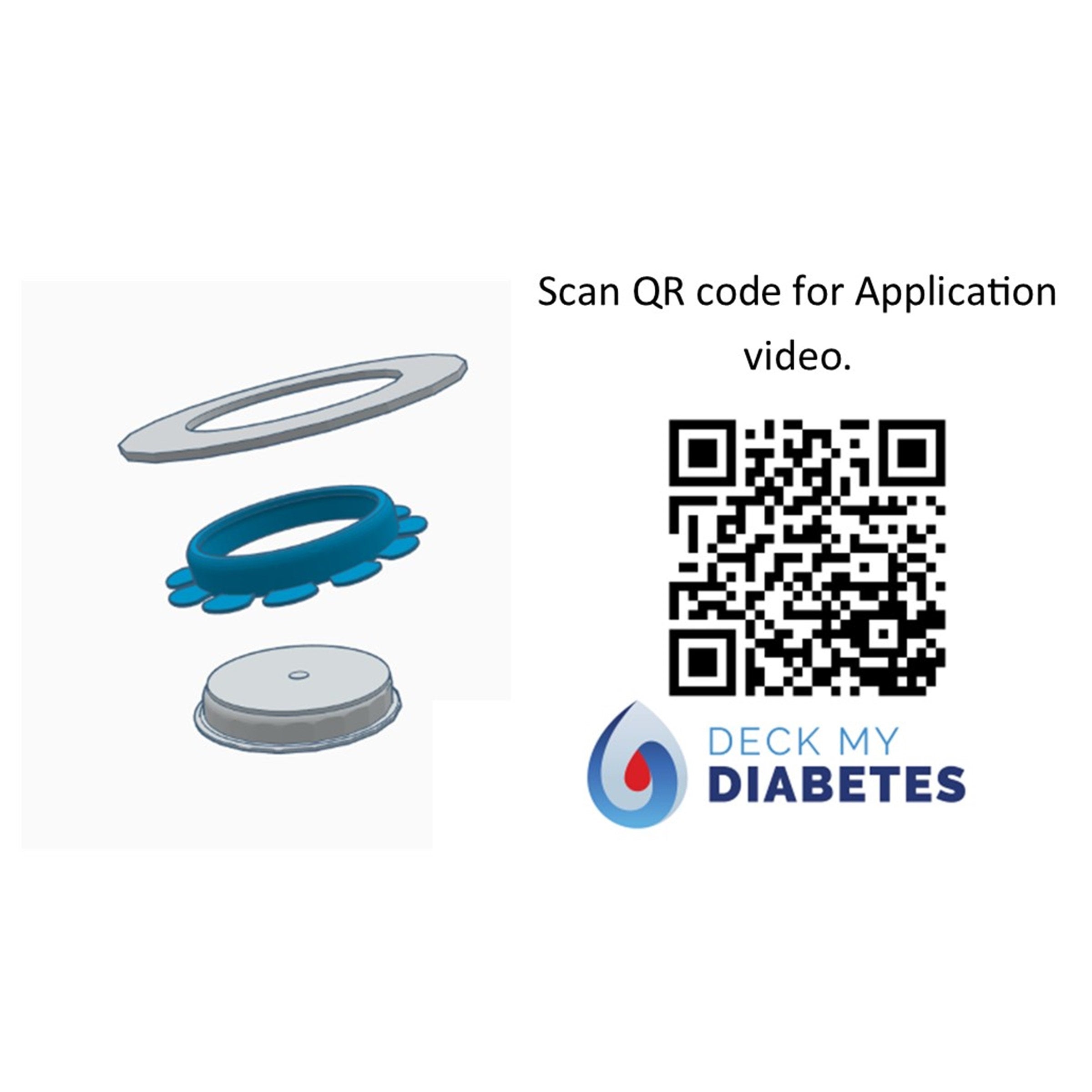 Freestyle Libre GripShield with 2 Overlay Patches - RTMS | Deck My Diabetes